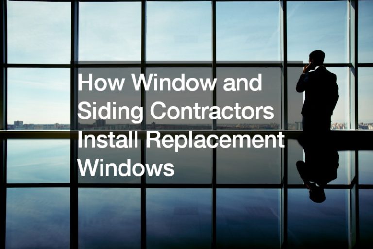 How Window and Siding Contractors Install Replacement Windows - Home ...